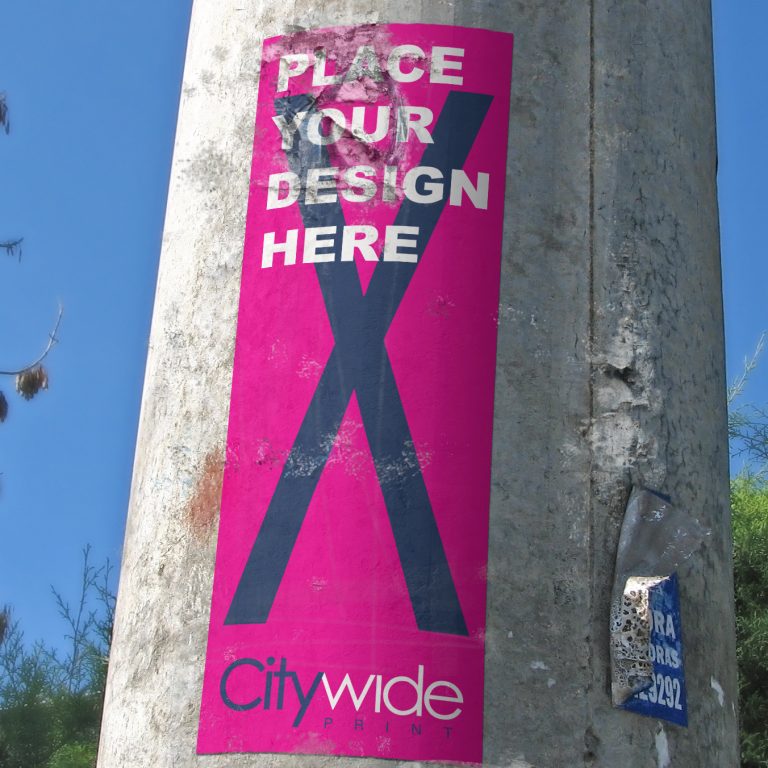 Pole Posters Sydney | Custom Pole Banner Printing | Citywide Print